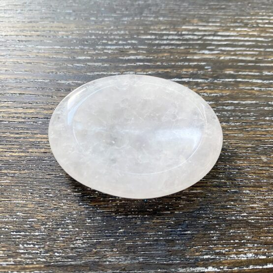 Clear Quartz Worry Stone - Earthsynergy webstore New Zealand